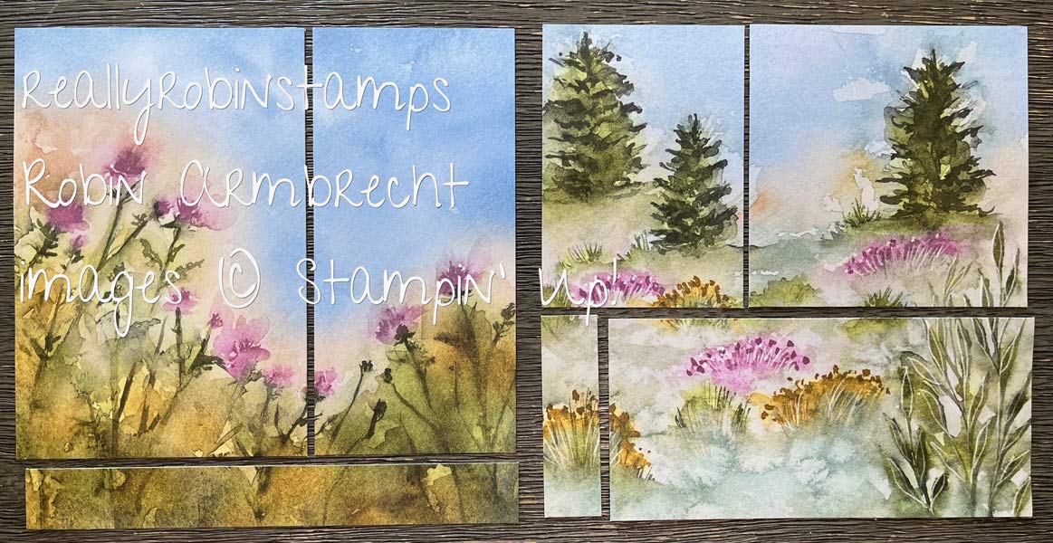 Pick 2 Scenery Wonder Template - Papercrafting Playdate 122 - Robin ...